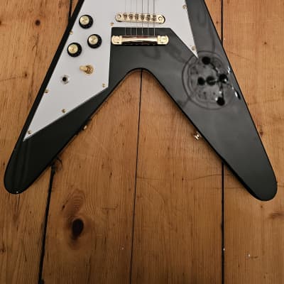 Custom Flying V left handed electric guitar with Tonerider | Reverb