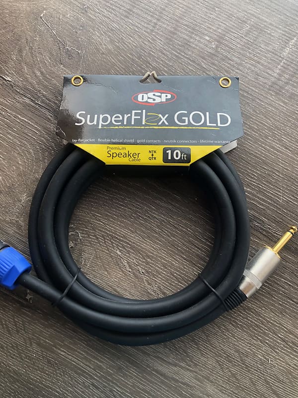 OSP SFS-10NQ Superflex Gold 10ft Speaker Cable | Reverb