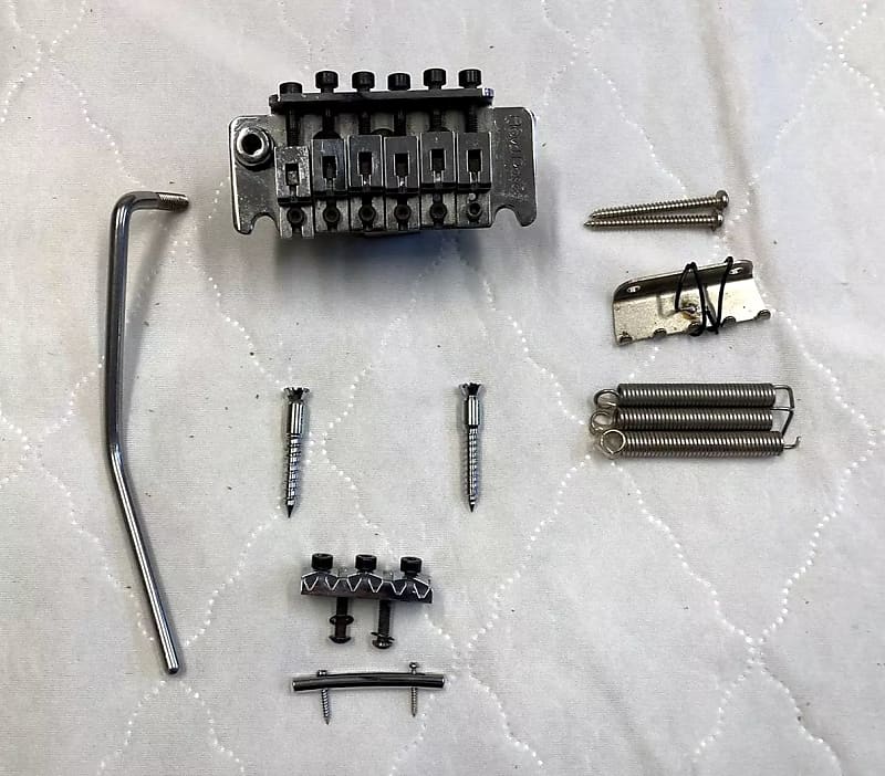 80s KRAMER CHROME FLOYD ROSE NFT MADE IN GERMANY TREMOLO w/ | Reverb