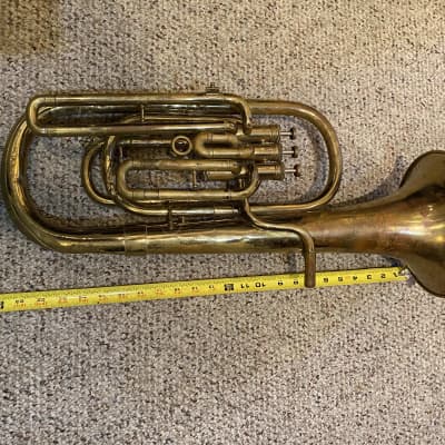 Rare Vintage Pre 1900s German Weimar B Flat Euphonium/Tenor | Reverb
