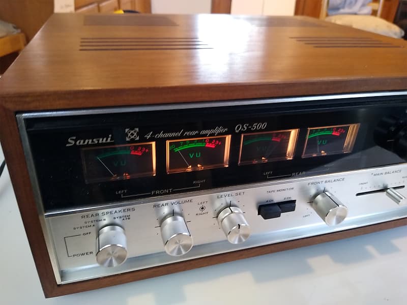 Sansui QS500 1971 - Walnut Quad Stereo Receiver | Reverb