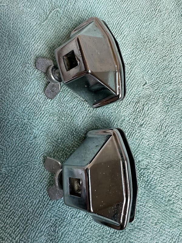 Ludwig Pair (two) Vintage Bass Drum Spur Mount Bracket for | Reverb