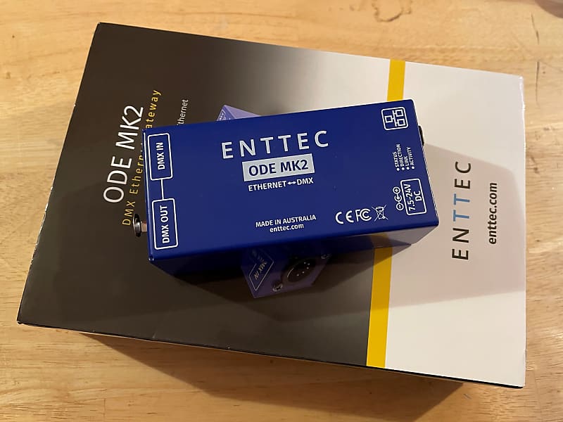 Enttec ODE Mk2 Open Ethernet DMX Gateway Light Controller | Reverb