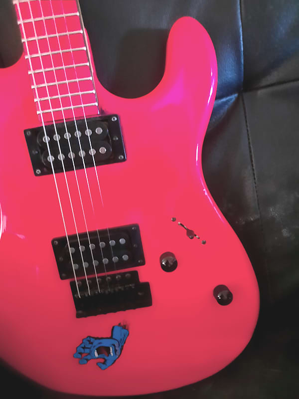 Dean CUSTOM ZONE 2 HB Electric Guitar. Florescent Pink, FINAL | Reverb