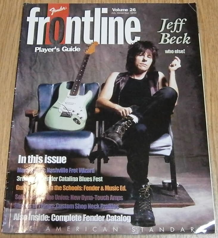 Fender Frontline Magazine Monthly Periodical 1999 | Reverb