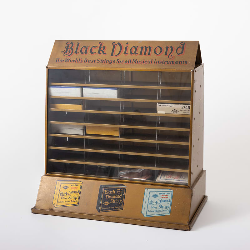 Black Diamond String Display 1940s-1950s - Vintage Guitar | Reverb