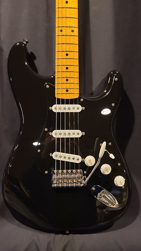 Custom Fender Stratocaster Gilmour Inspired "Black Strat" | Reverb