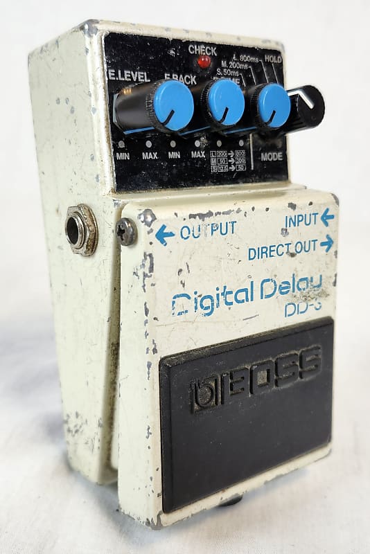 Boss DD-3 Digital Delay Effect Pedal, Heavy Relic | Reverb