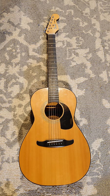 Vintage Fender Avalon Parlor Acoustic 1986 w/ Original case | Reverb