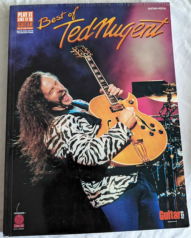 Ted Nugent Best of Sheet Music Song Book Songbook Guitar Tab | Reverb