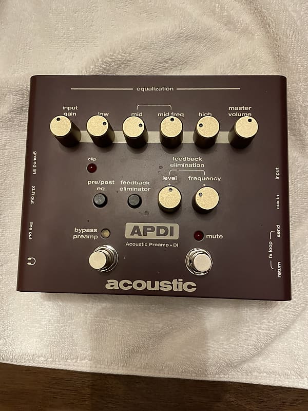 Acoustic ADPI Instrument Preamp for acoustic guitar or | Reverb