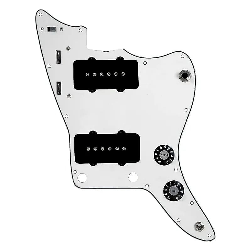 920D Custom Jazzmaster Loaded Pickgard w/ Grit Pickups Black | Reverb