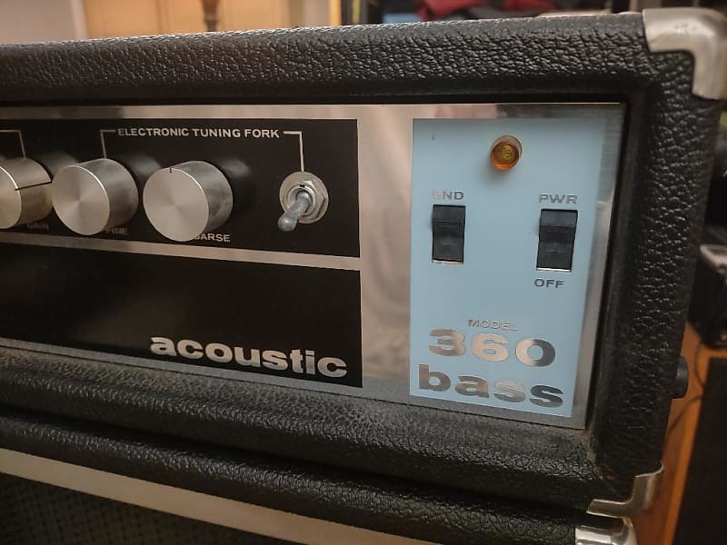 Acoustic 360 Bass Preamp 60s Vintage Bass Guitar Amp Head | Reverb