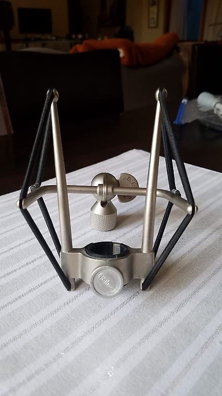 Blue Violet Designs PSM Shockmount Silver Works Well For AKG | Reverb