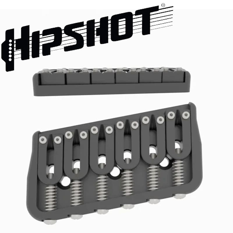 USA Hipshot 6 String Multi-Scale Fixed Guitar Bridge | Reverb Canada