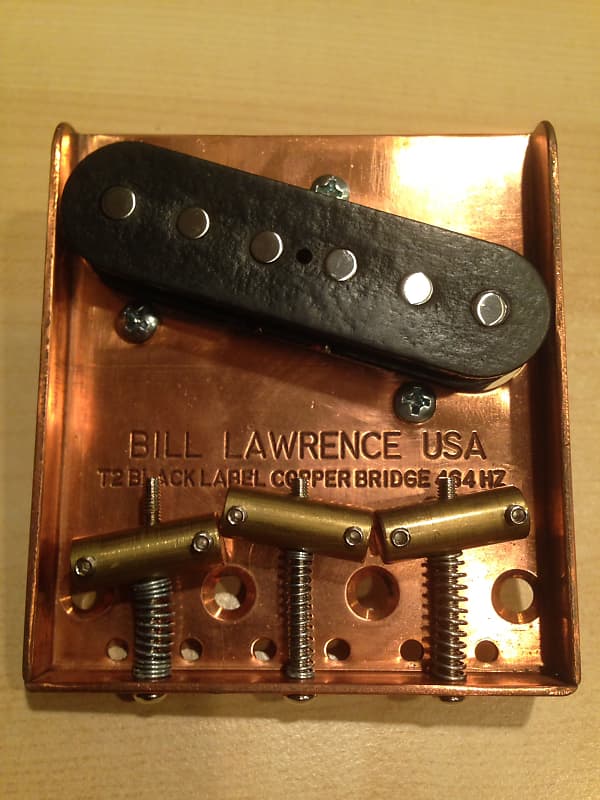 Bill Lawrence USA T2 Tele Bridge Pickup w/ T2 Black Label | Reverb