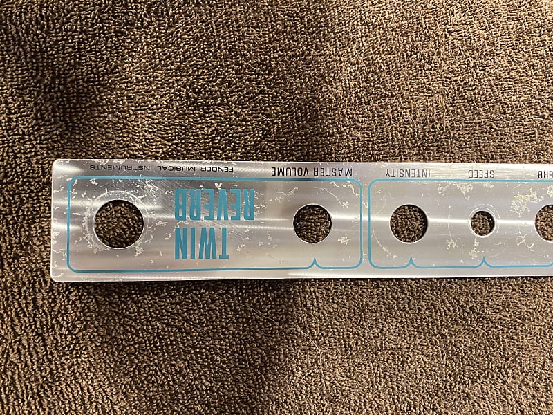 Fender Twin Reverb 1976 - Silverface nameplate faceplate - | Reverb