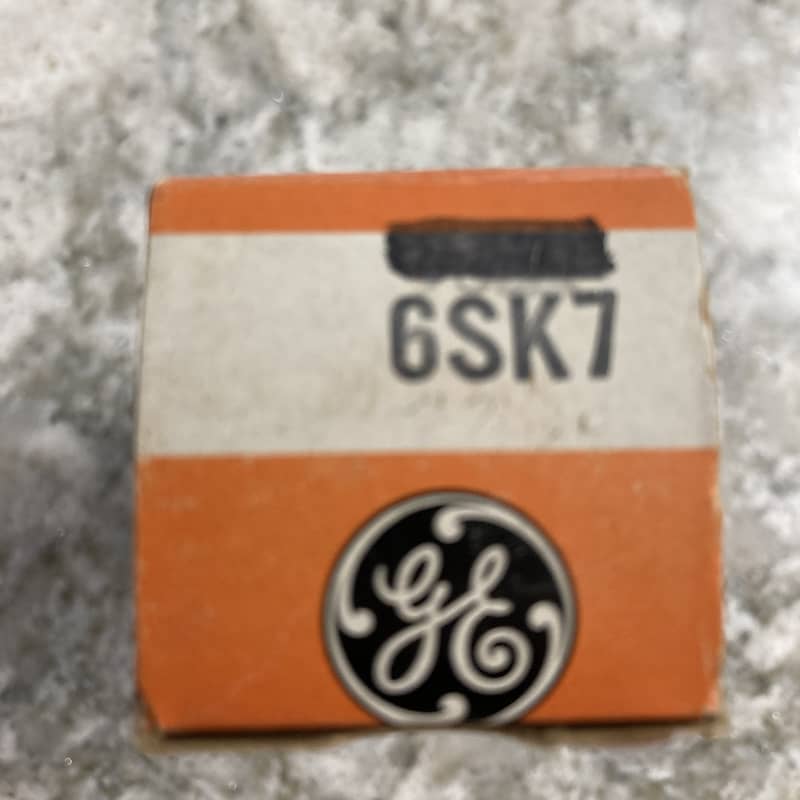 G.E. General Electric 6SK7 tube NOS | Reverb