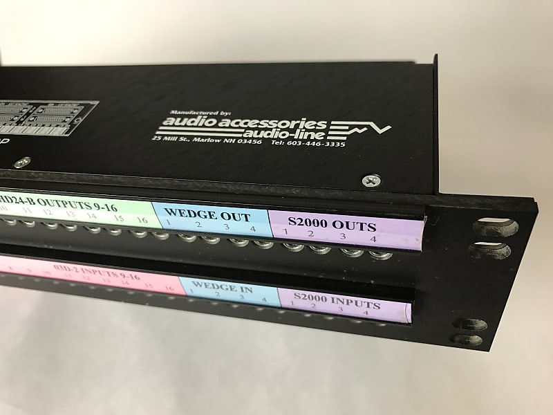 Audio Accessories 96 point TT - DB25 Patchbay - Mini Shorti - | Reverb