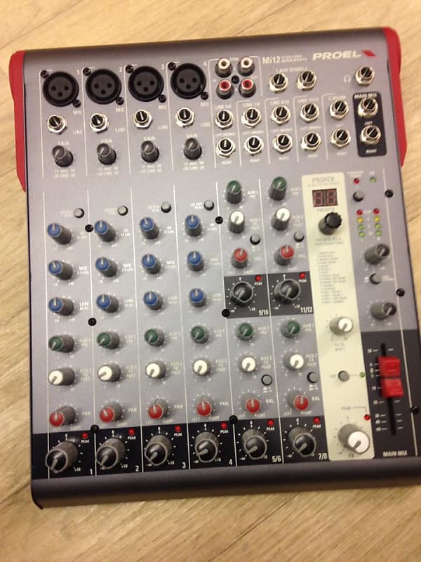 Proel MI12 Mixer with Effects | Reverb