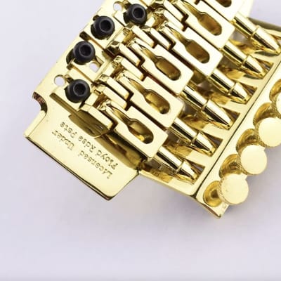 Gold Floyd Rose Licensed Guitar Bridge Tremolo Double Locking | Reverb