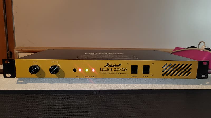 Marshall power amp - 20/20 - EL84 - gold | Reverb
