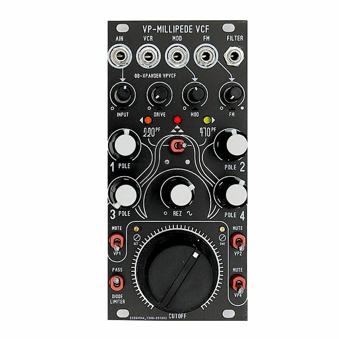 Blue Lantern Modules Millipede VCF MK2 Variable Pole | Reverb UK