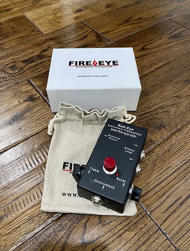 Fire-Eye Red-Eye Acoustic Preamplifier with Boost and DI | Reverb UK