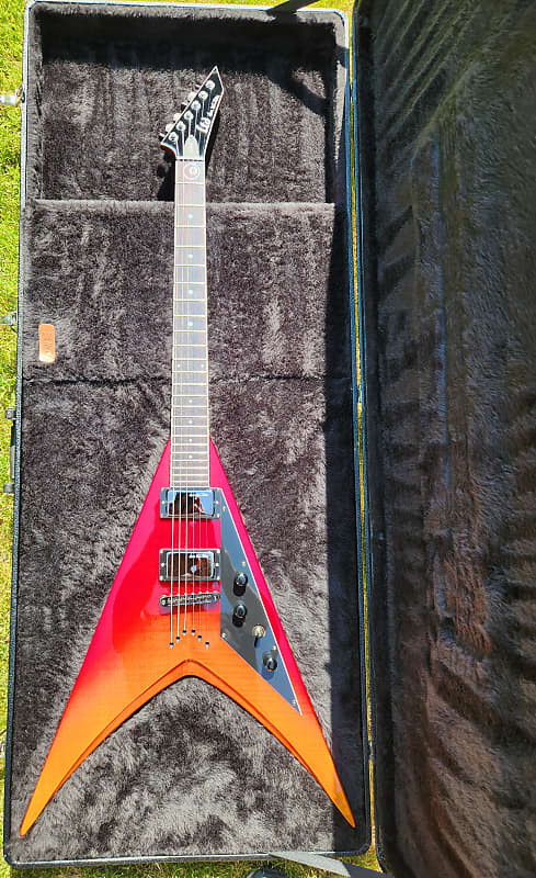 ESP LTD DV8-R SE Special Edition Sunburst Tequila Sunrise | Reverb