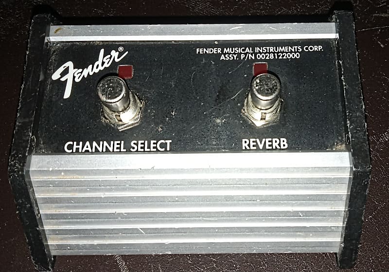 Fender 2 Button Guitar Amp Footswitch Pedal P/N 0028122000 | Reverb
