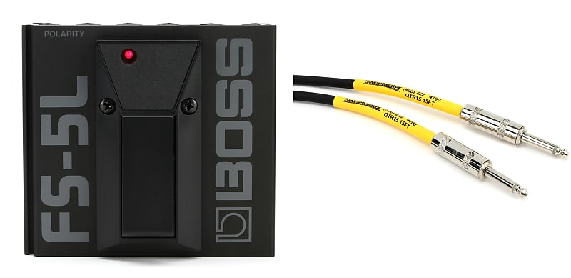 Boss FS-5L Latching Footswitch Bundle with Pro Co EG-15 | Reverb