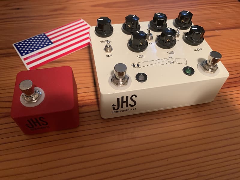 JHS Double Barrel V4 Overdrive (7-Knob) | Reverb