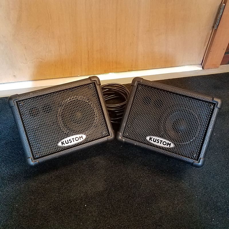 Set of Kustom KPC4C Powered Monitor Speakers | Reverb Australia