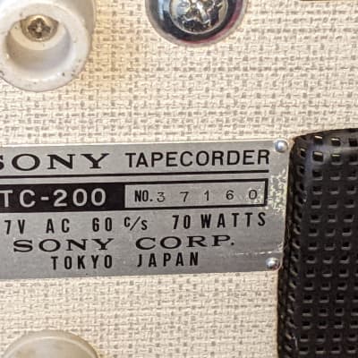 Sony TC-200 reel to reel recorder | Reverb