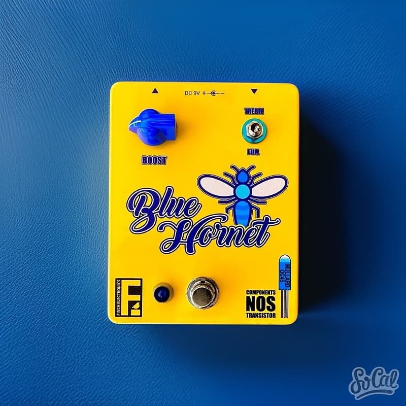 Finch Electronics Blue Hornet Germanium Rangemaster (Mullard | Reverb