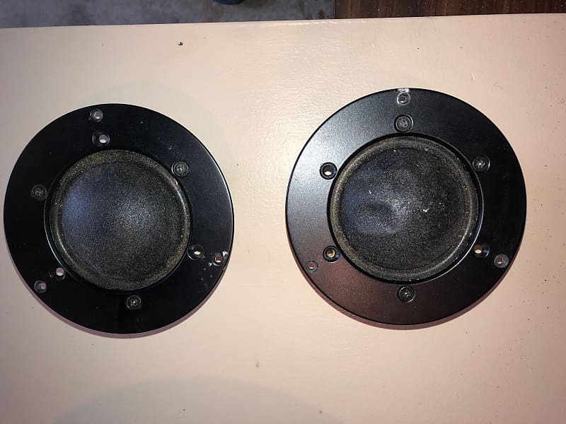 Pair Dynaudio Audiophile D-76 AF Mids Black Very Good | Reverb