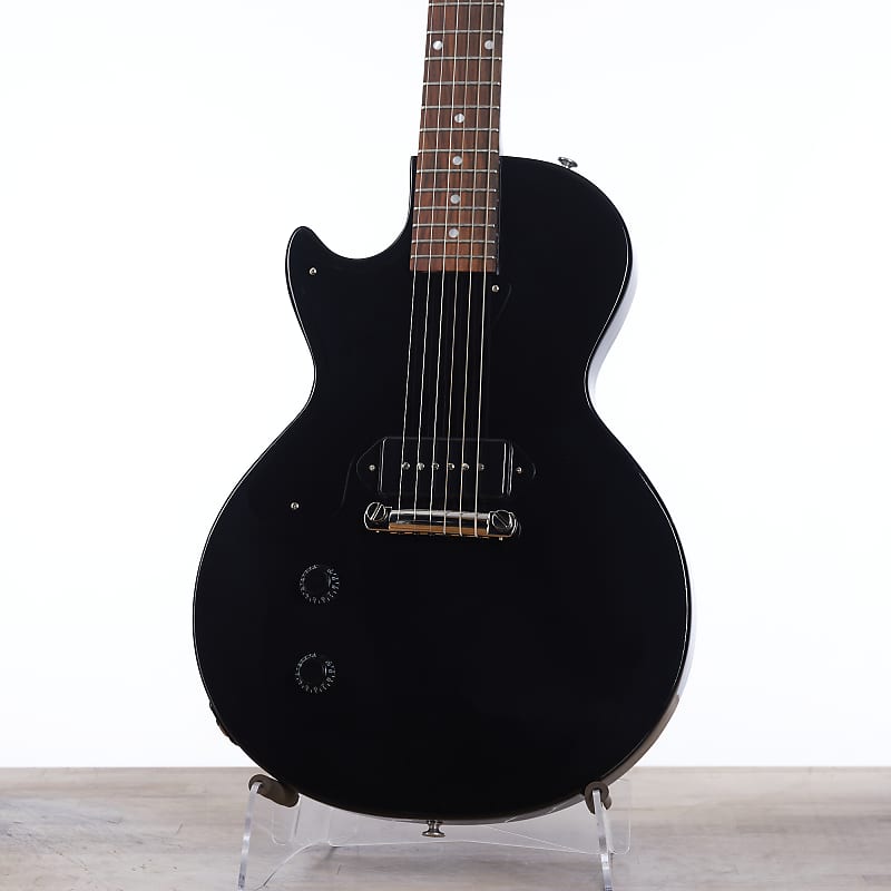 Gibson Les Paul Junior (Left-handed), Ebony | Modified | Reverb