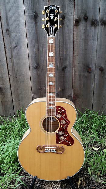 Gibson SJ-200 Standard 2008 Natural w/Bob Colosi Bone Bridge | Reverb