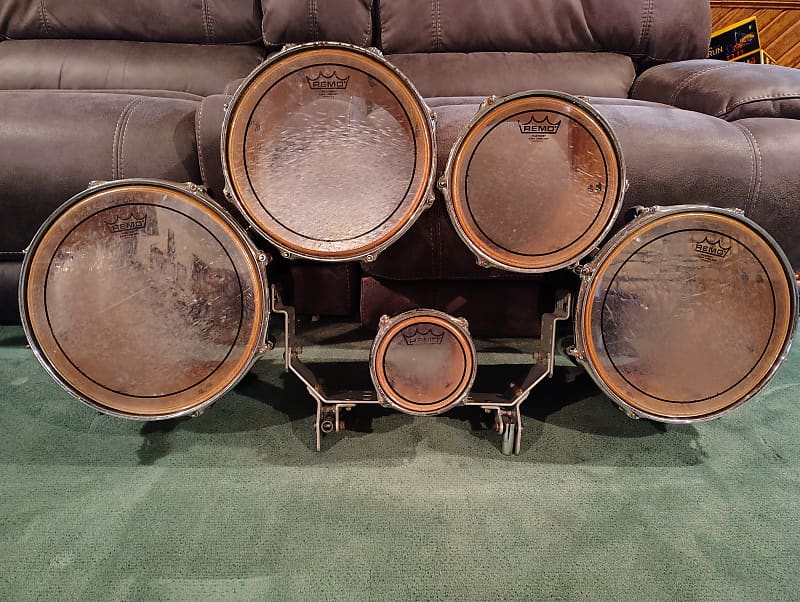 Pearl Championship Series Quints Mid 2000's - Black Wrap | Reverb