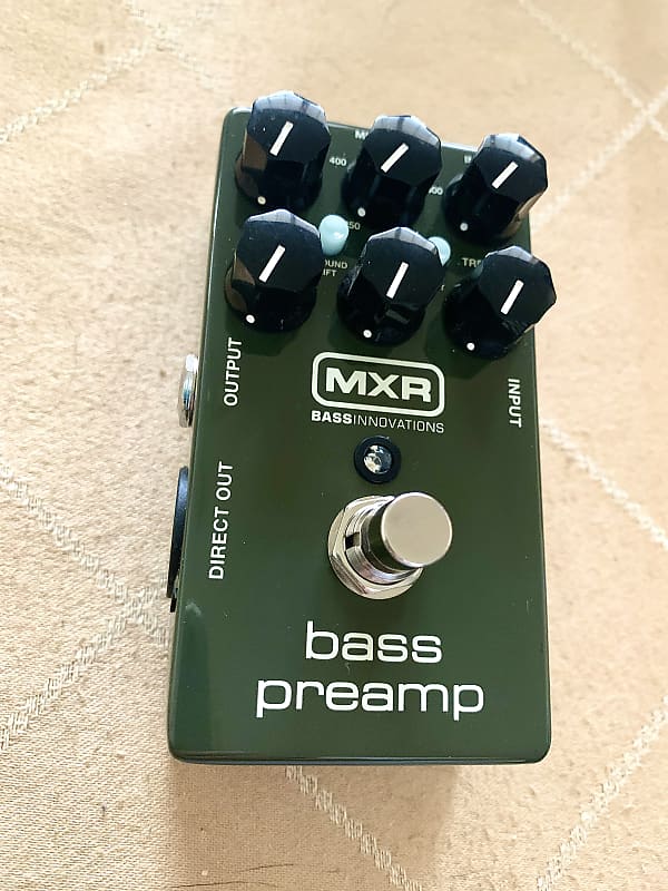 Used MXR M81 Bass PreAmp Bass Guitar Effects Pedal Pre Amp | Reverb