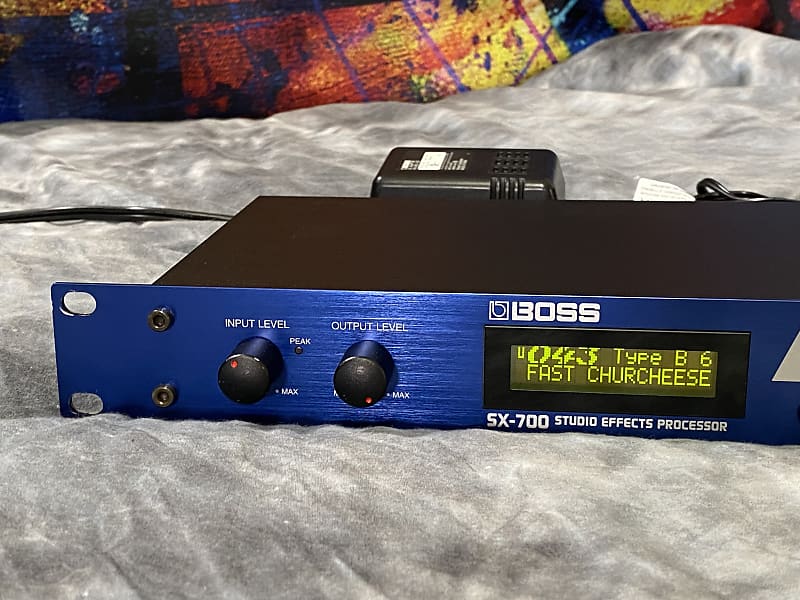Boss SX-700 Studio Effects Processor 1990s Blue and Black | Reverb
