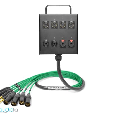 8 Channel Custom Mogami Studio Wall Stage Floor Box Neutrik | Reverb