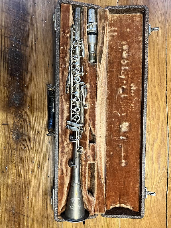 H.N. White King American Standard Silver Clarinet 1920s-1940s | Reverb