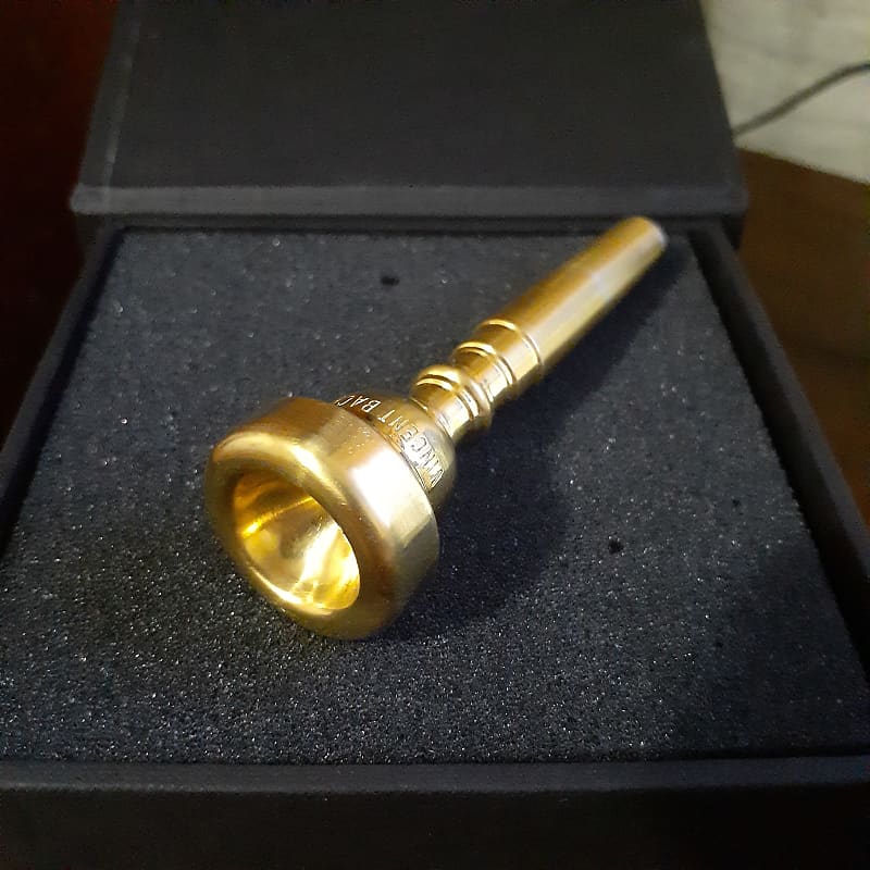Bach VINCENT BACH CORP. 3C trumpet mouthpiece, Gold plated | Reverb