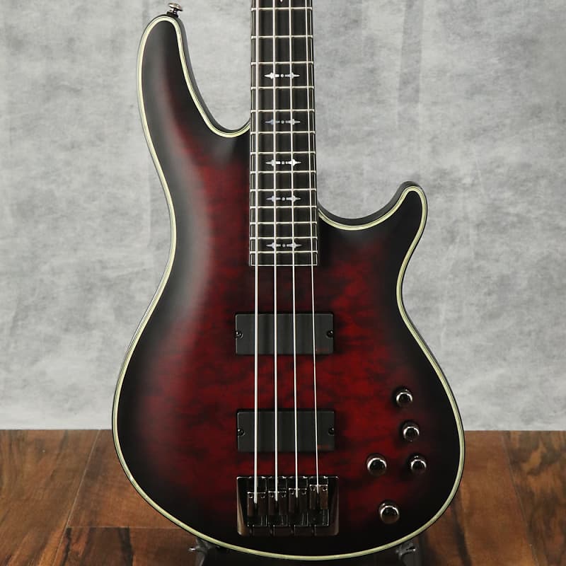 Schecter Hellraiser Extreme 4 Crimson Red Burst | Reverb