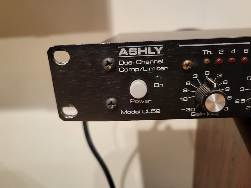 Ashly CL52 Dual Channel Compressor Limiter - Black | Reverb