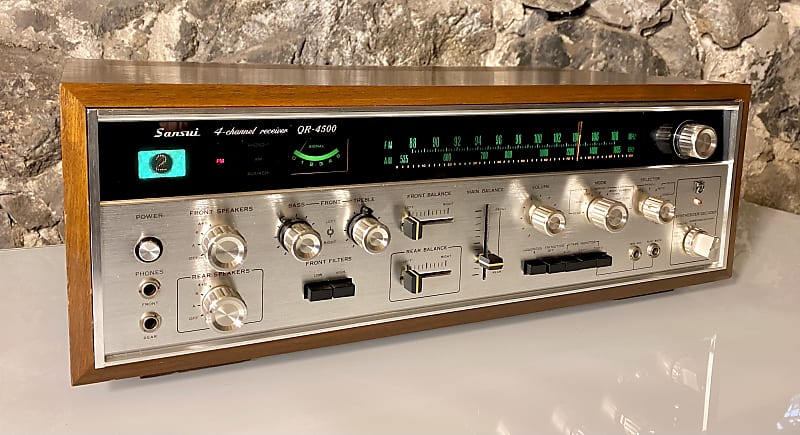 Sansui QR-4500 4 channel quad Mid 70s - Wood | Reverb