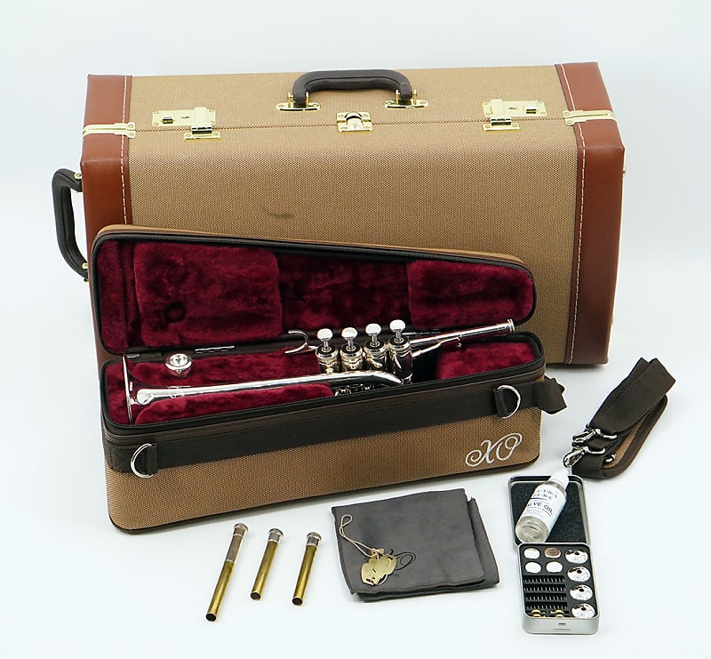 Jupiter 1700 XO Piccolo Trumpet - Silver Plated - Display | Reverb