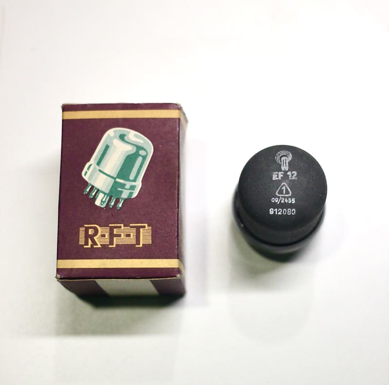 Rare Vintage GDR Tubes: RFT EF12 | Reverb