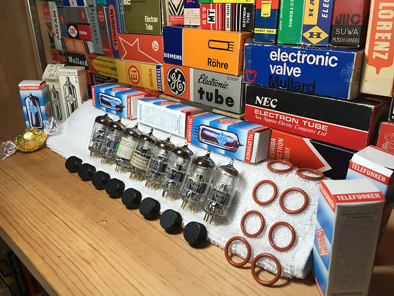 8x Rare 1960s Telefunken Germany Diamond E88CC 6922 CCa | Reverb